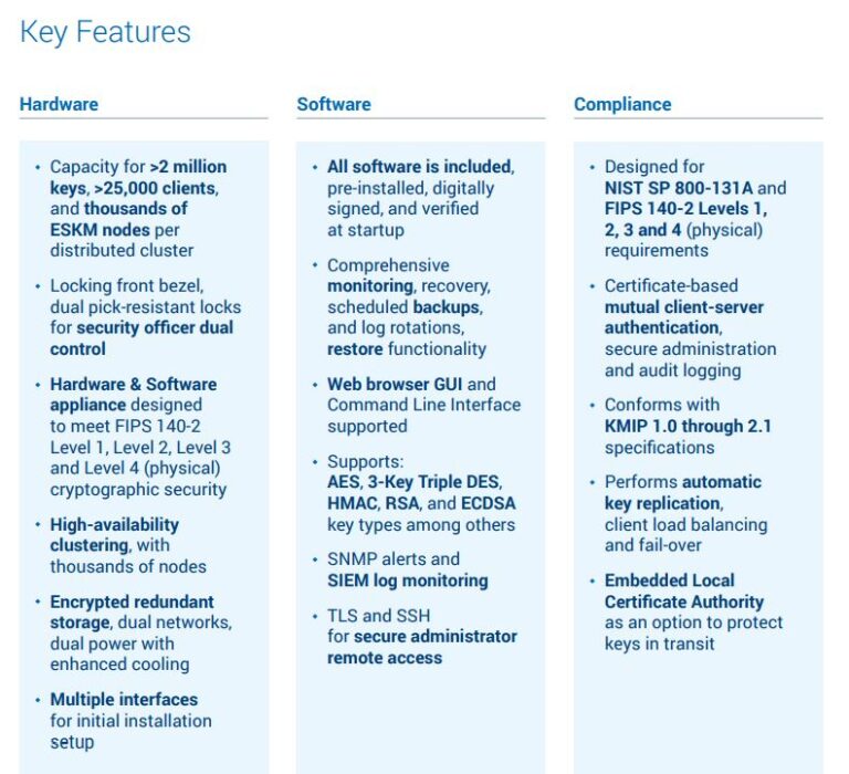 Utimaco Enterprise Key Management (ESKM) – Progreso Networks & Security